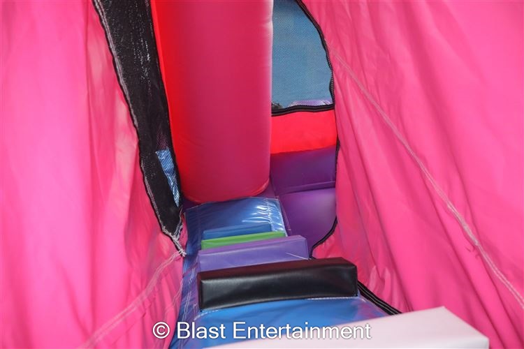 🎂 4x5 Slide Pink Happy Birthday Jumping Castle - Jumping Castle Hire in ...