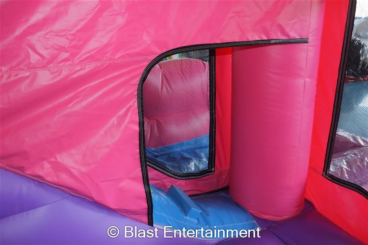 🎂 4x5 Slide Pink Happy Birthday Jumping Castle - Jumping Castle Hire in ...