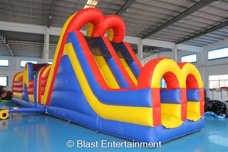 🏃‍♀️50FT Dual Lane Obstacle Extreme! - Jumping Castle Hire in Brisbane ...