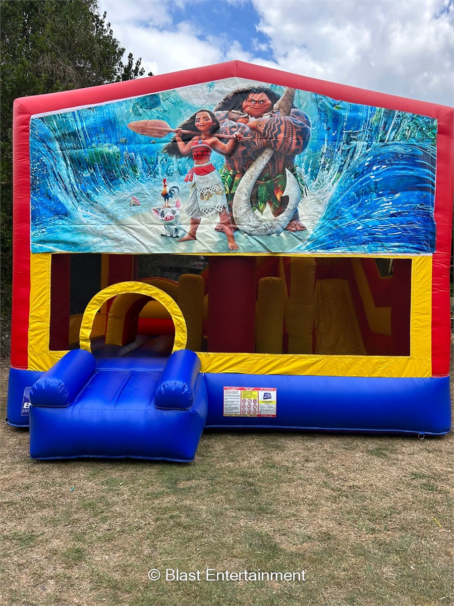 🤽🏿 5x5 Moana Obstacle Slide - Jumping Castle Hire in Brisbane , North ...