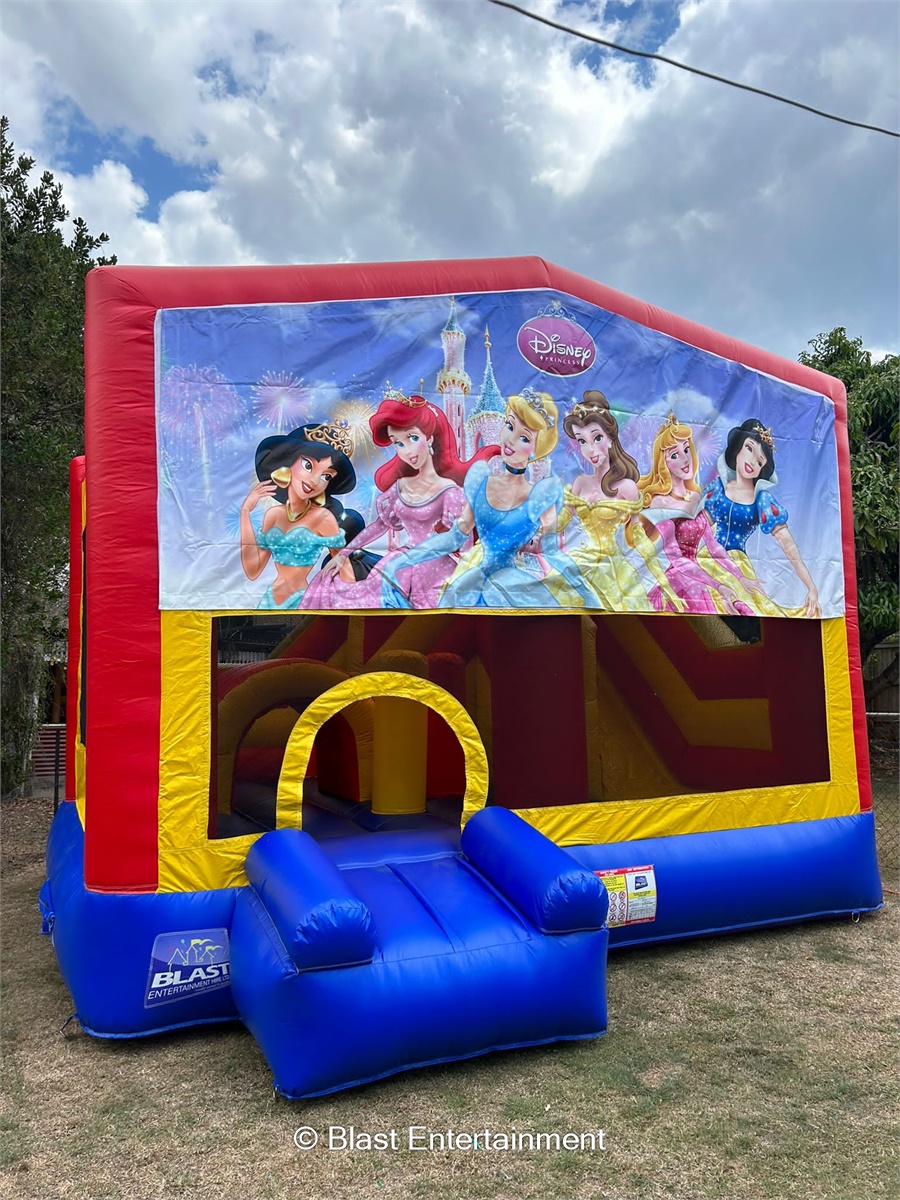 👸 5x5 Princess Obstacle Slide - Jumping Castle Hire in Brisbane , North ...