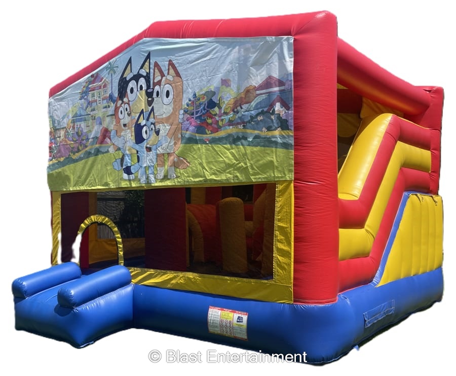 🐶 Bluey 5x5 Obstacle Slide - Jumping Castle Hire in Brisbane , North ...