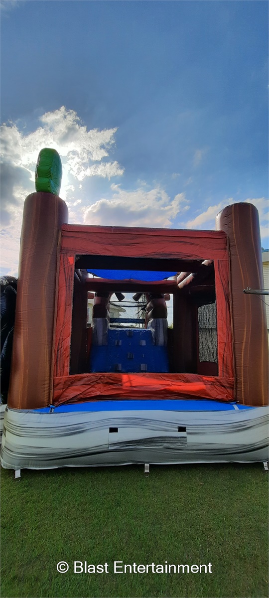🏴‍☠️ Pirate Ship Combo Waterslide - Jumping Castle Hire in Brisbane ...