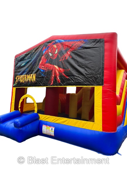 🕷️ Spider Man 5x5 Obstacle Slide - Jumping Castle Hire in Brisbane ...