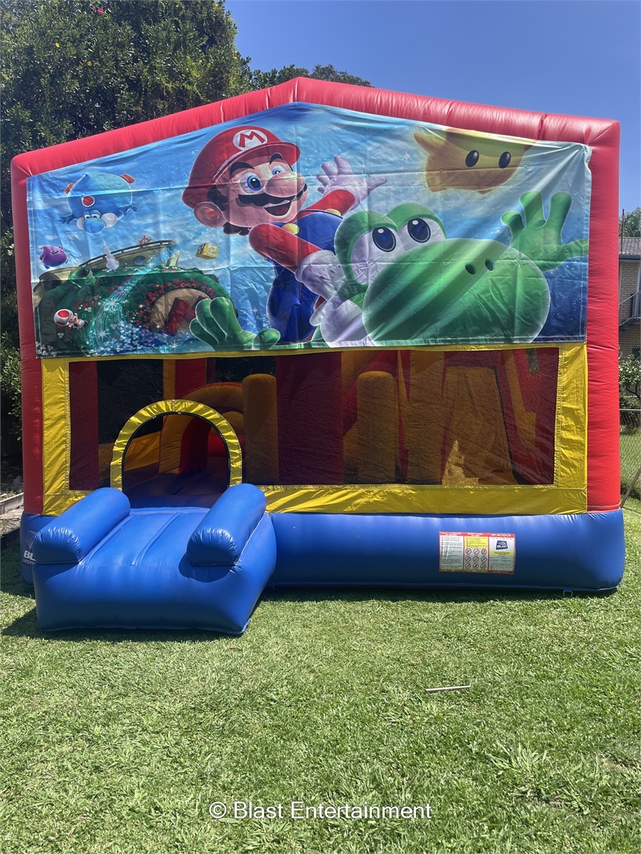 Super Mario 5x5 Obstacle Slide - Jumping Castle Hire in Brisbane ...