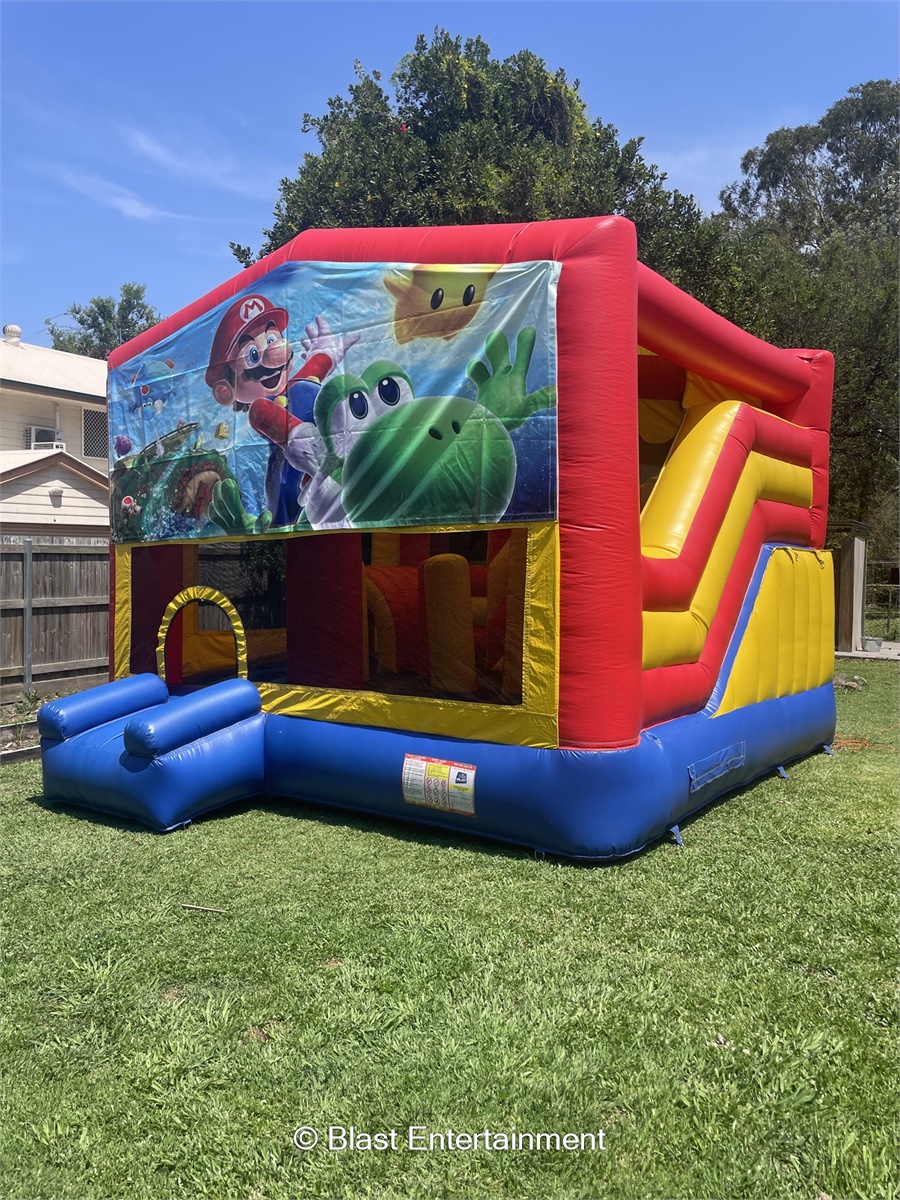 Super Mario 5x5 Obstacle Slide - Jumping Castle Hire in Brisbane ...