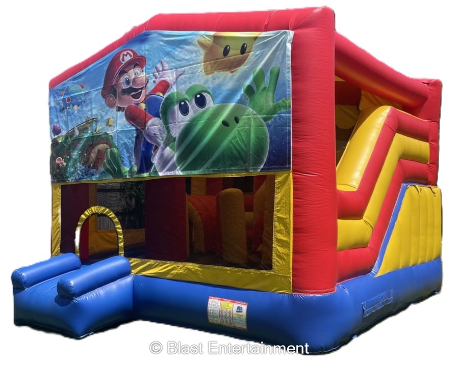 Super Mario 5x5 Obstacle Slide - Jumping Castle Hire in Brisbane ...